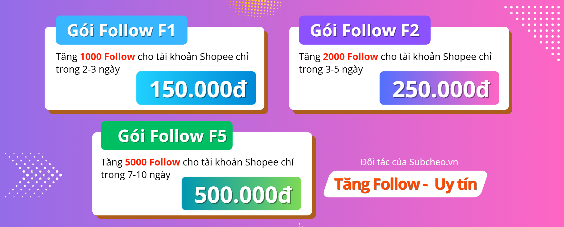 Tăng theo dõi Shop Shopee chỉ 100k tăng 1000 Follow